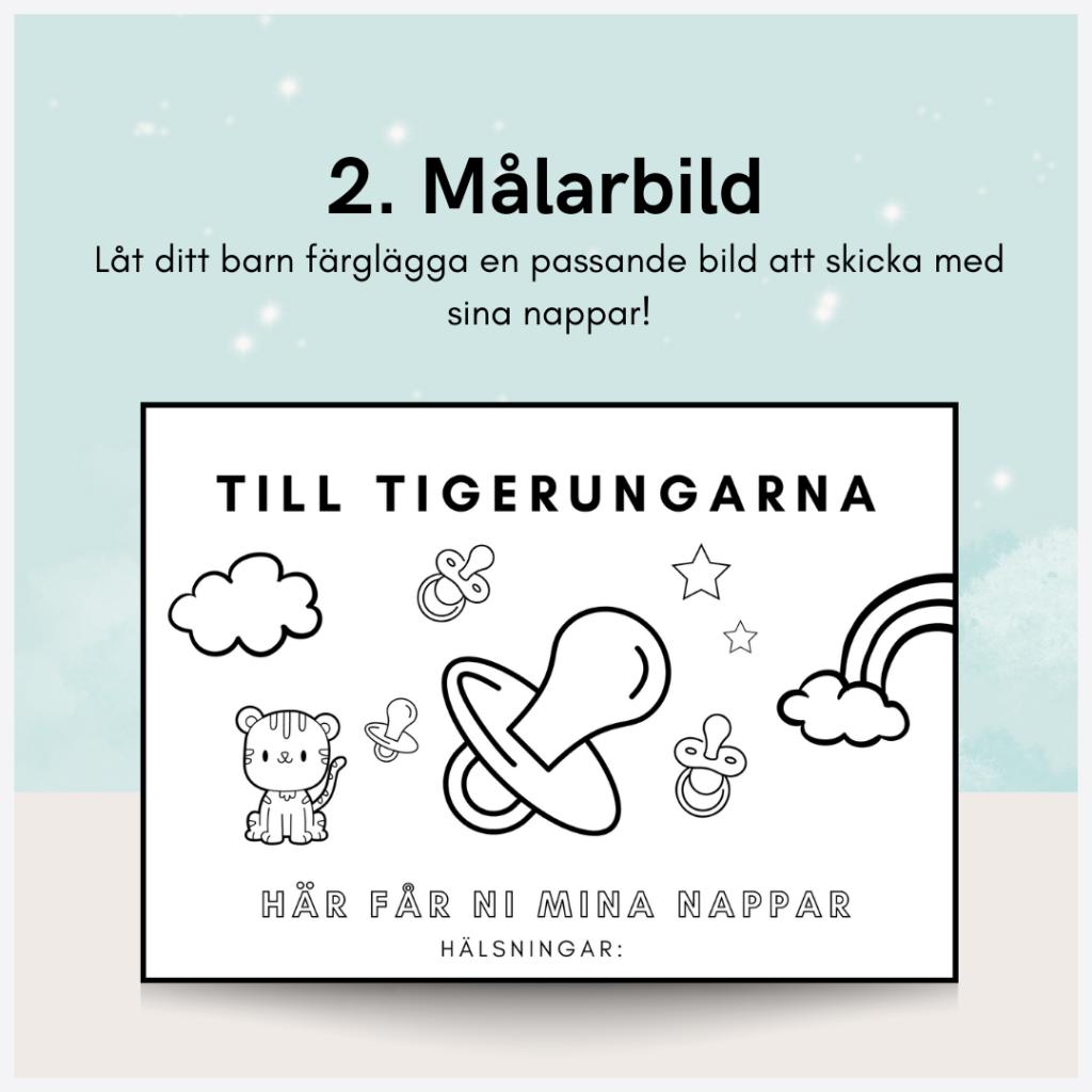 Lämna nappen - Kort med idéer som gör det enklare att lämna nappen ...