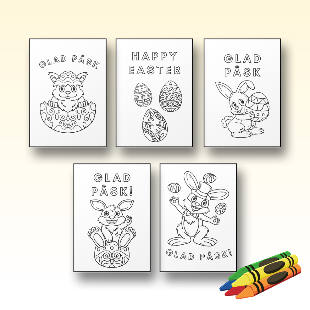 Påsk - kort - målarbilder - Revilo