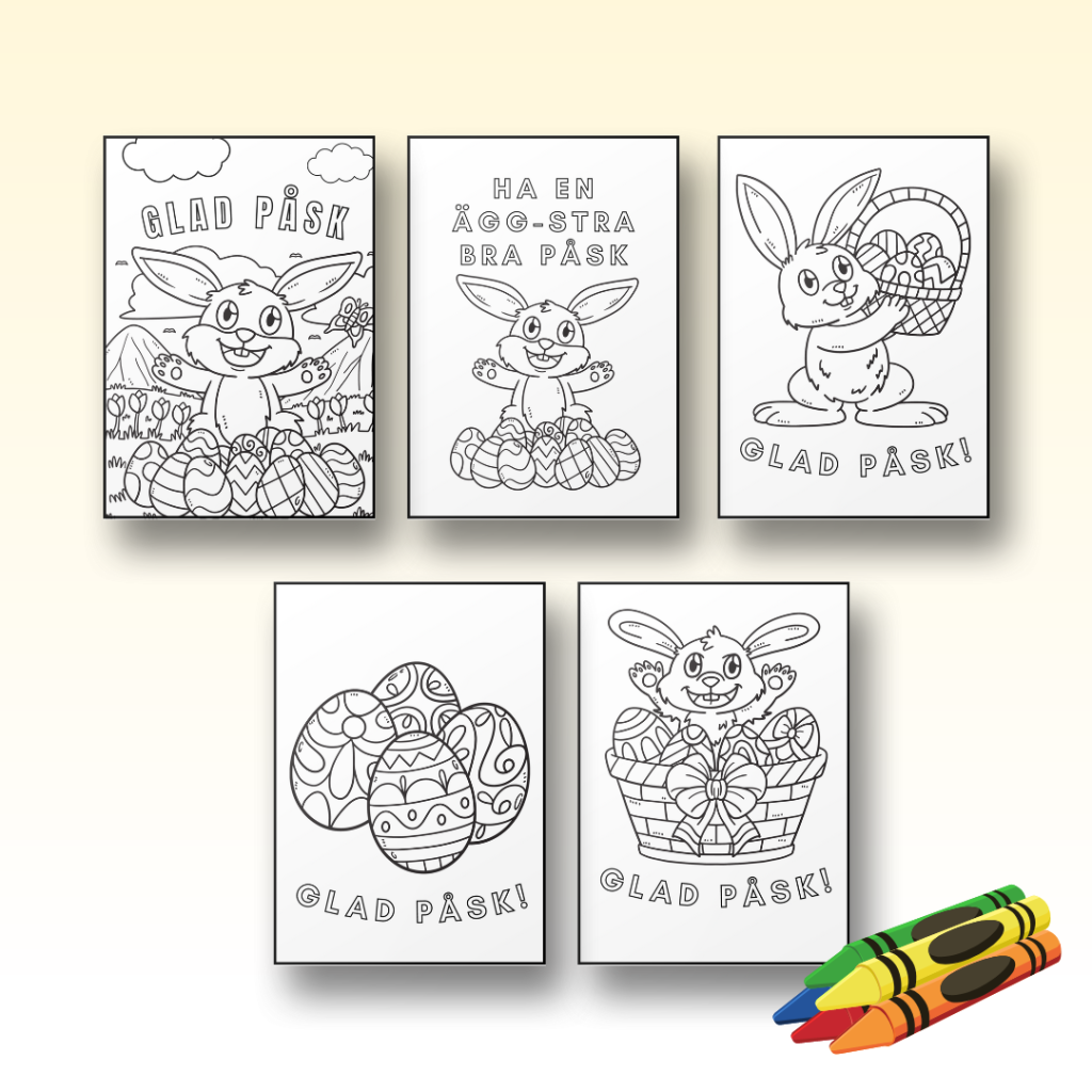 Påsk - kort - målarbilder - Revilo