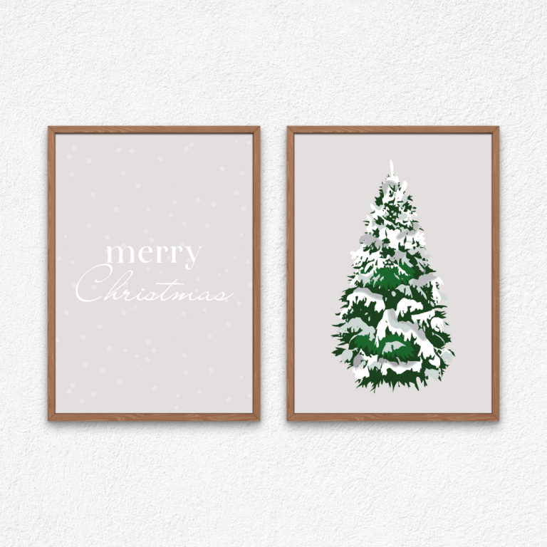 12 Moderna Posters med Julmotiv | Posters till julen - Revilo