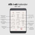 That girl - svensk kalender | Digital planerare | Allt-i-ett-kalender ...