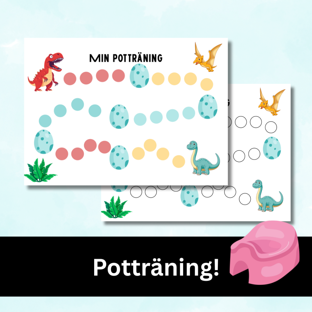 Potträning - Dinosaurietema - Revilo
