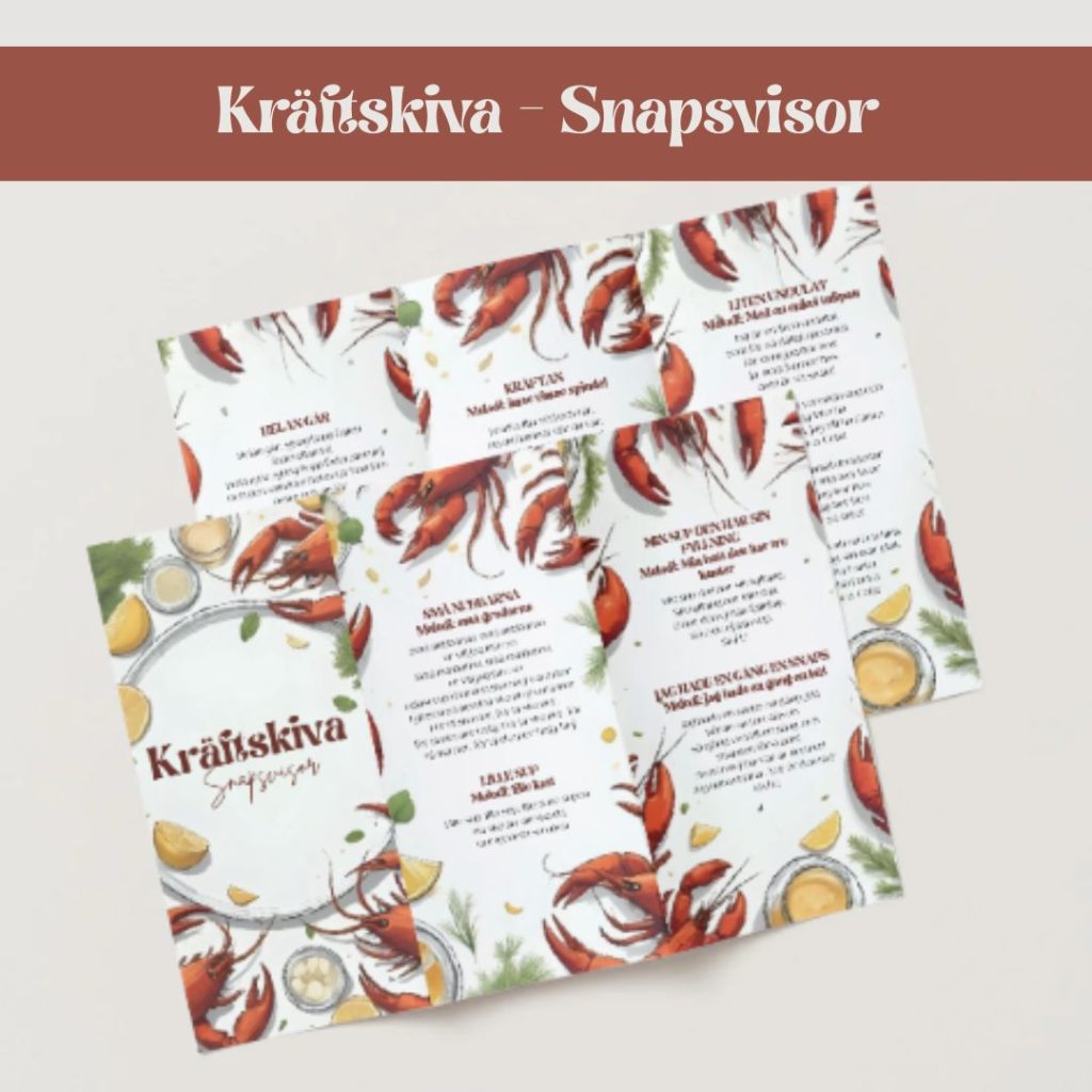 Kräftskiva - snapsvisor - Revilo